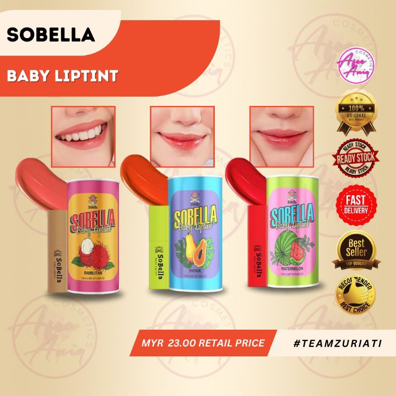 🔥SOBELLA BABY LIPTINT ORIGINALLL 💯 HQ | Shopee Malaysia