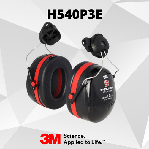 3M H540P3E Peltor Optime II Helmet Attached Safety Earmuffs SNR 33 dB ...