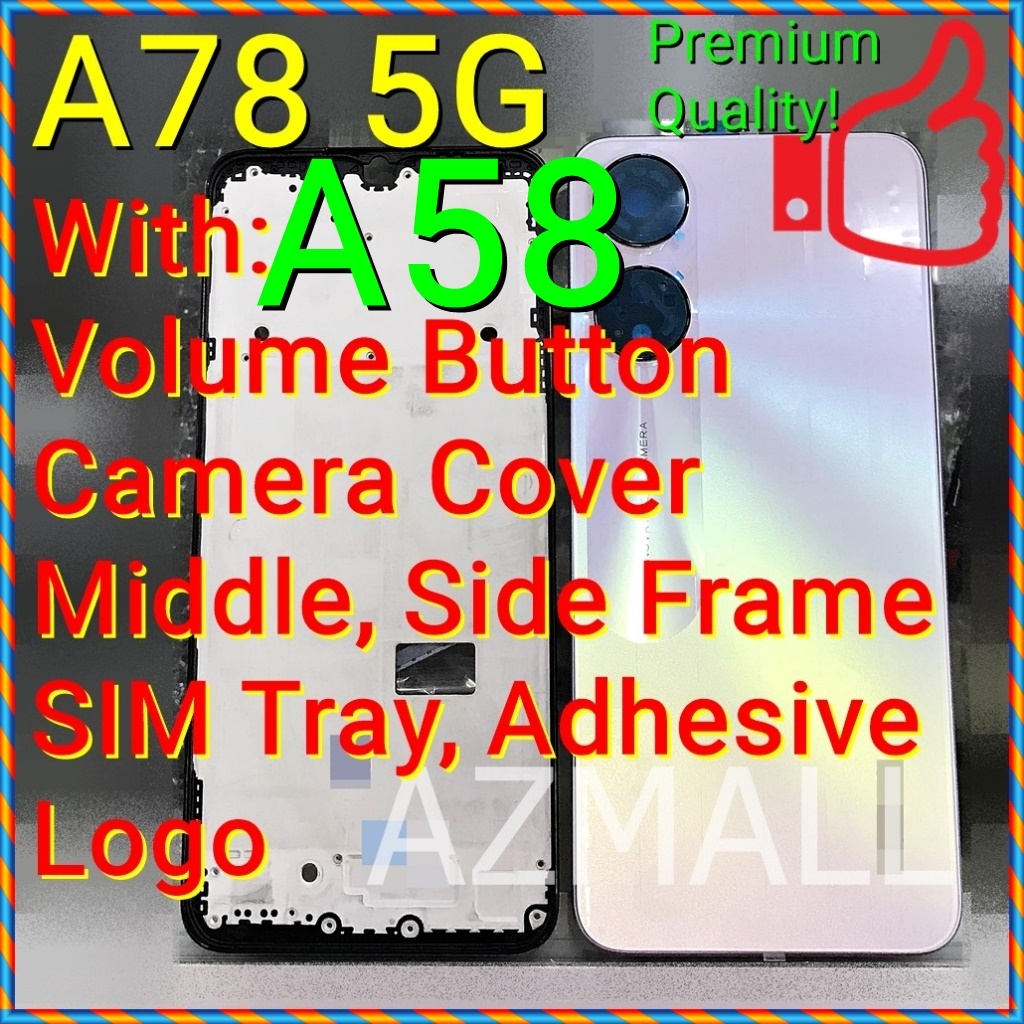 (2 Colors) NEW ORI Full Housing Middle Side Frame Battery Cover Oppo ...