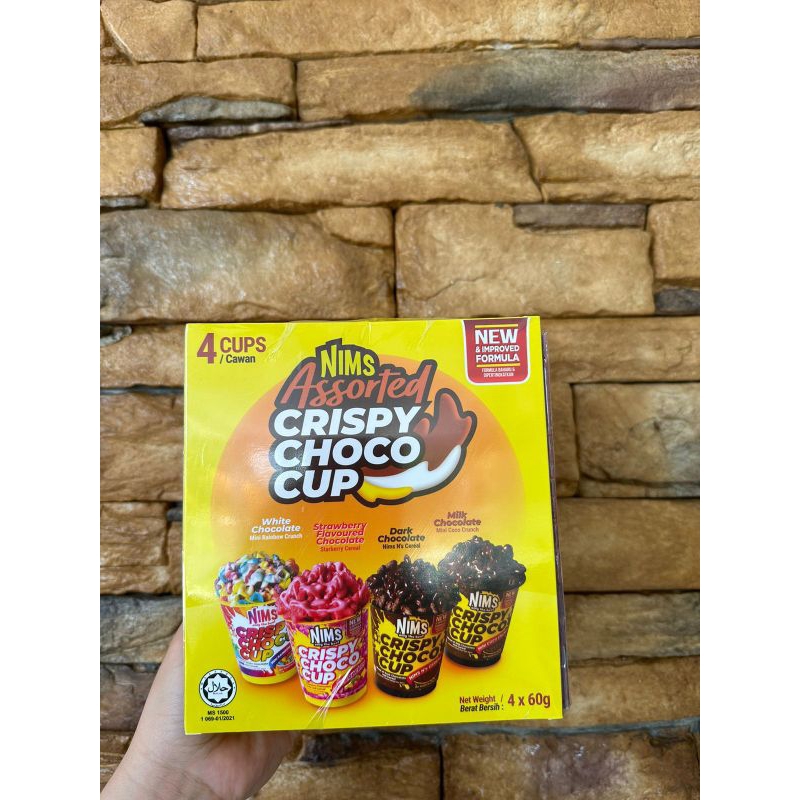 4 IN 1 NIMS ASSORTED CRISPY CHOCO CUP/ CHOCO TUB/ CHOCO JAR | Shopee ...