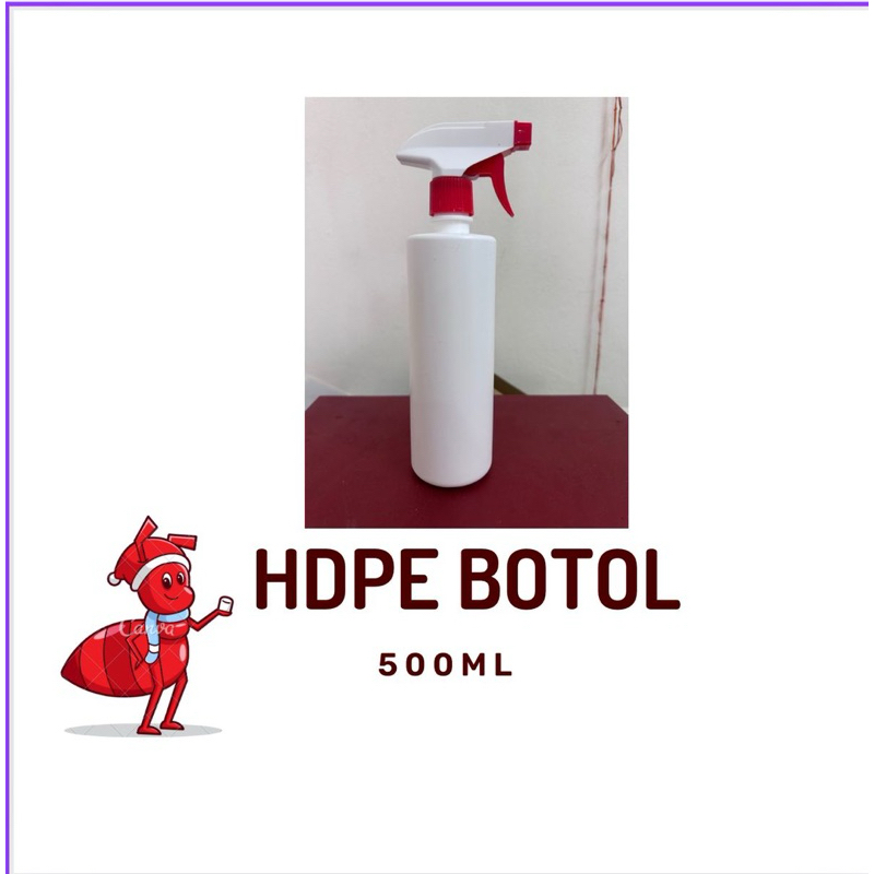 HDPE BOTTLE 500Ml BOTOL WARNA PUTIH | Shopee Malaysia