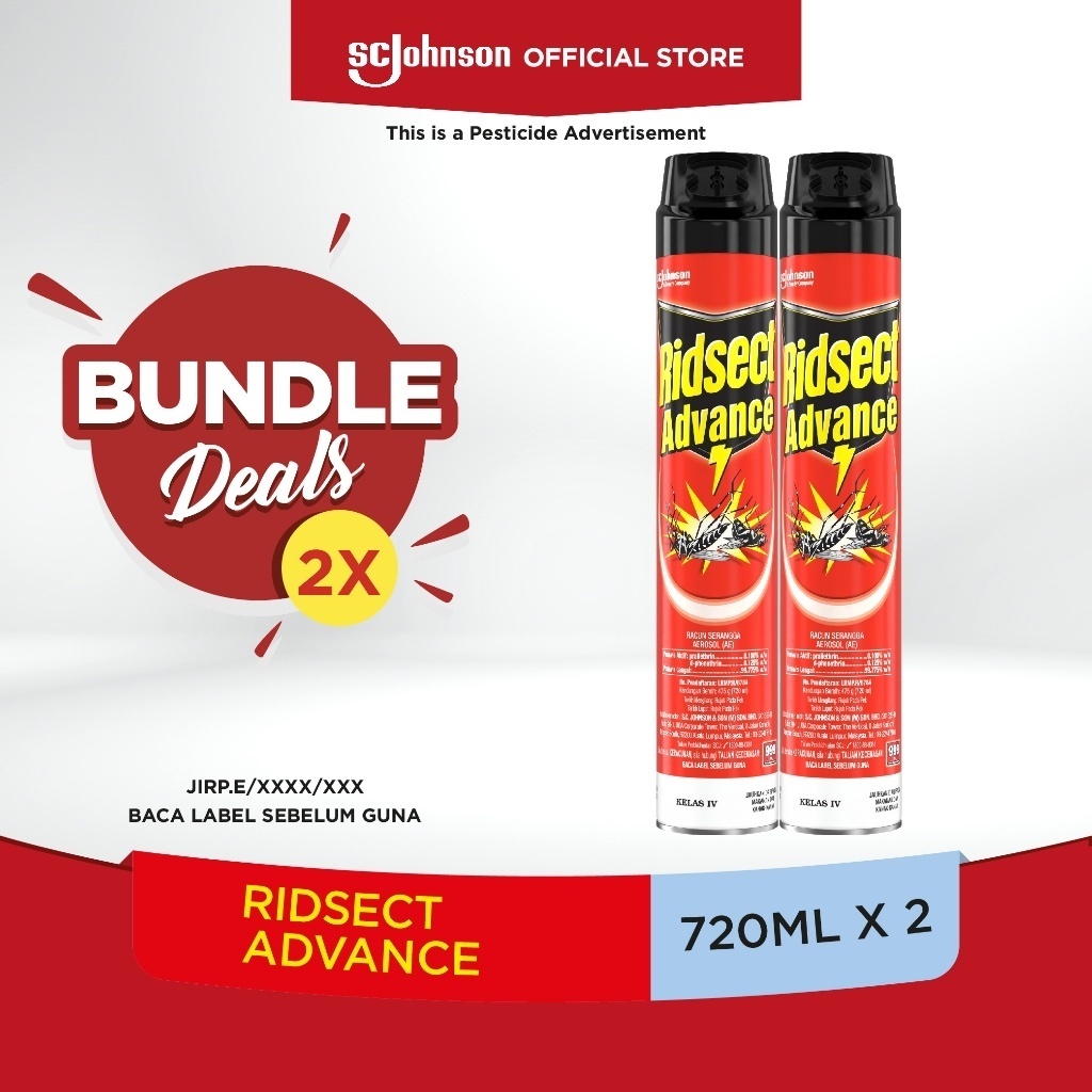 Ridsect Mosquito Advance (720 ml) Twinpack | Shopee Malaysia