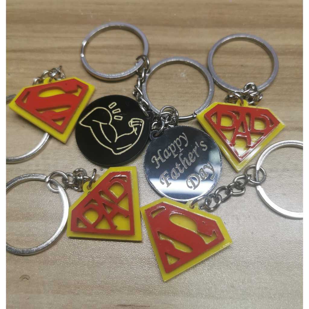 Father's Day, Parents' Day small gifts, exquisite keychain|superman ...