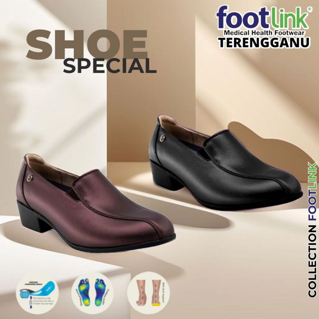 Footlink ( TH 3268, 6268 ) Medical Health Women Shoe | Shopee Malaysia