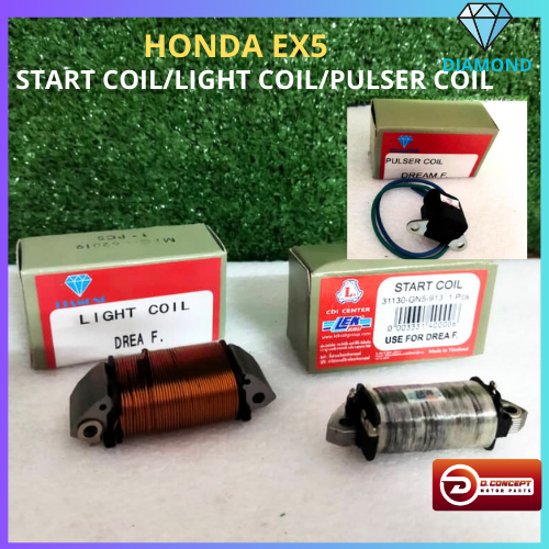Honda EX5 -【DIAMOND】Stater Light Coil / Pulser Coil/ Start Coil ...
