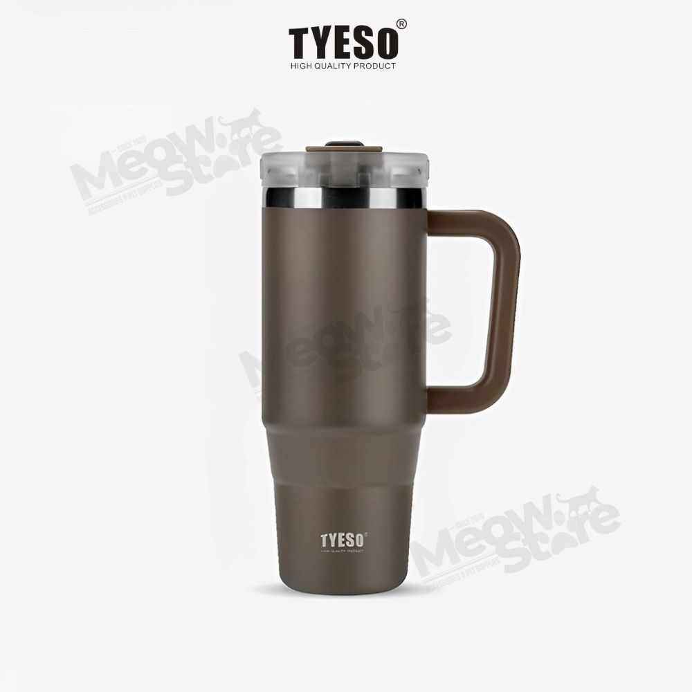 TYESO Tumbler Stainless Steel Insulated Thermos Flask with Carrying ...
