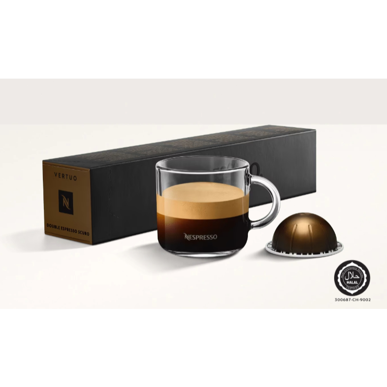 Nespresso Vertuo Double Espresso (80ml) Double Espresso Scuro Box ( 10 ...