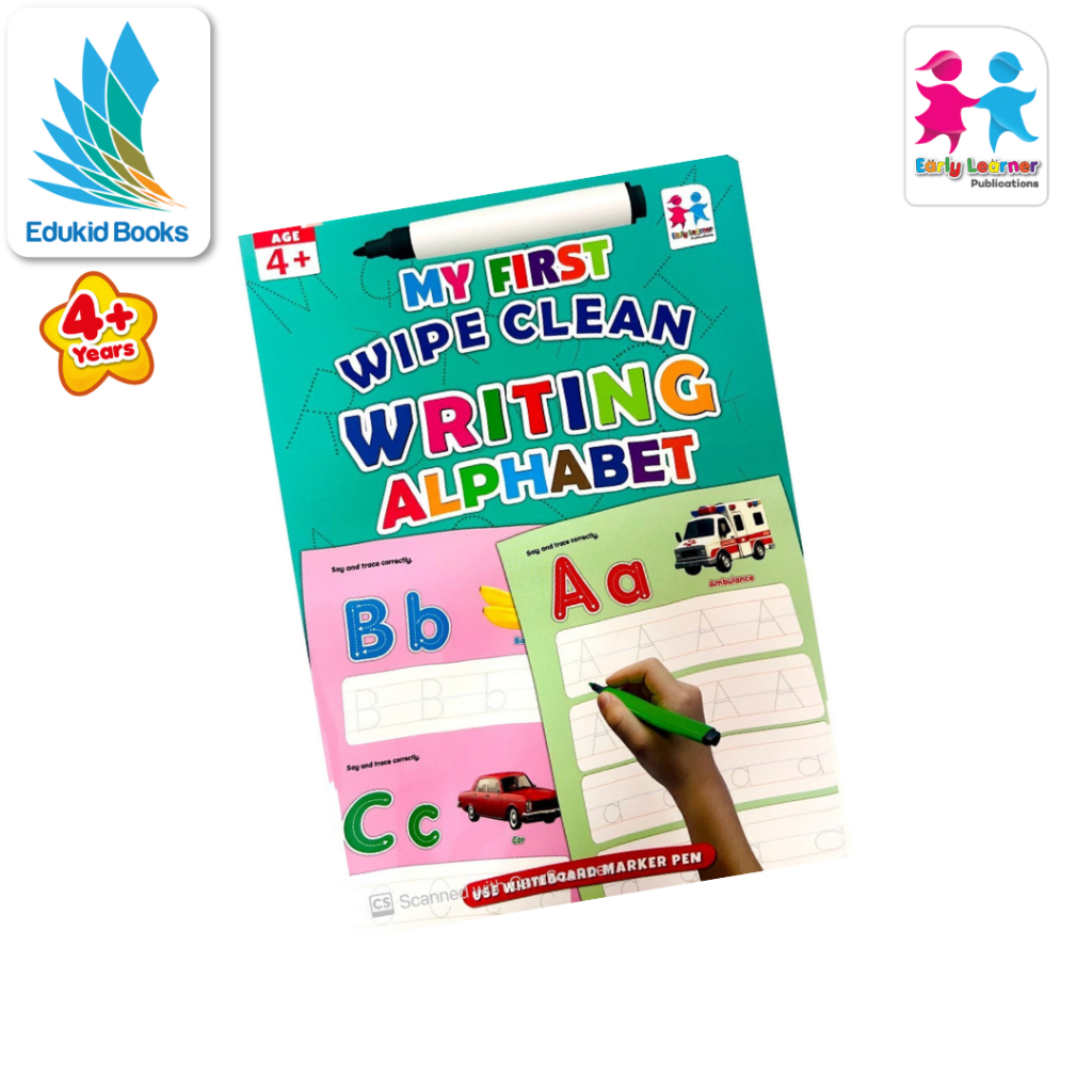 My First Wipe Clean Writing Alphabet - Activity Book For Kids - Pre ...