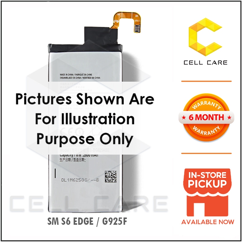 CellCare Battery Compatible For SAMSUNG S6 EDGE G925F G925 EB-BG925ABE ...