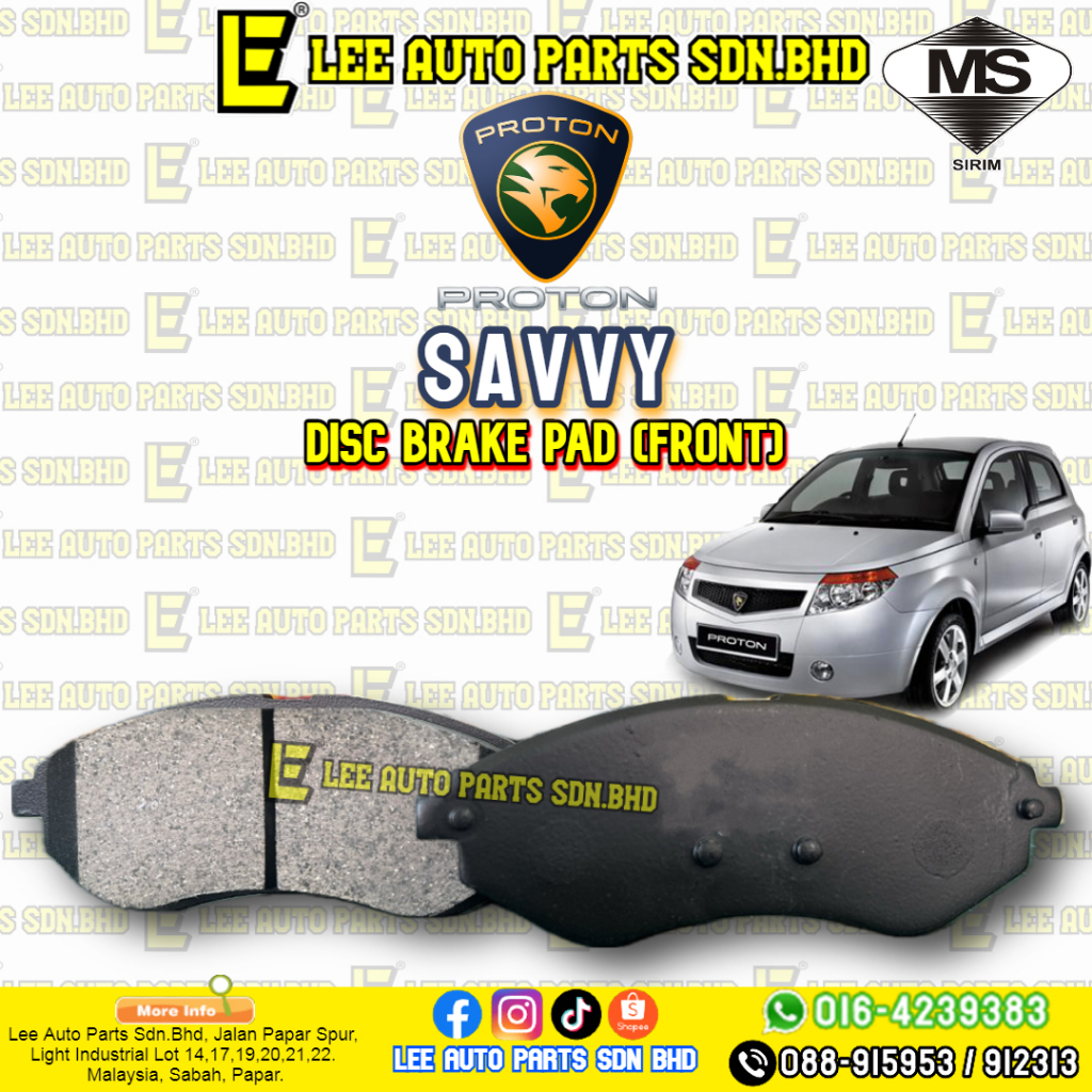PROTON SAVVY FRONT BRAKE PAD | Shopee Malaysia