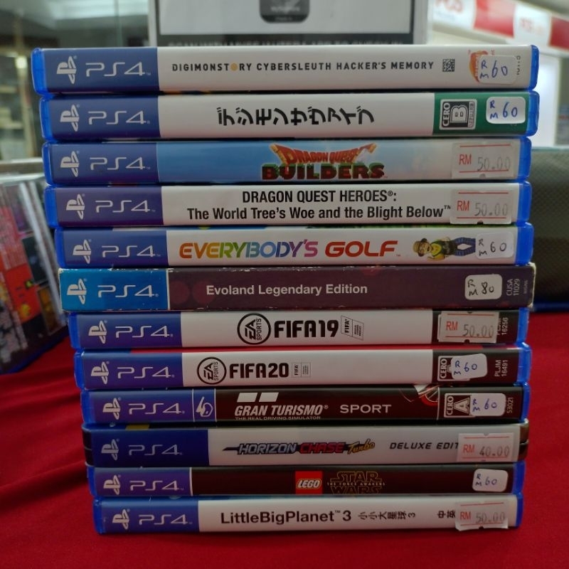 Various PS4 USED Games Kid Friendly Lot (Pre-Owned) English Playstation ...
