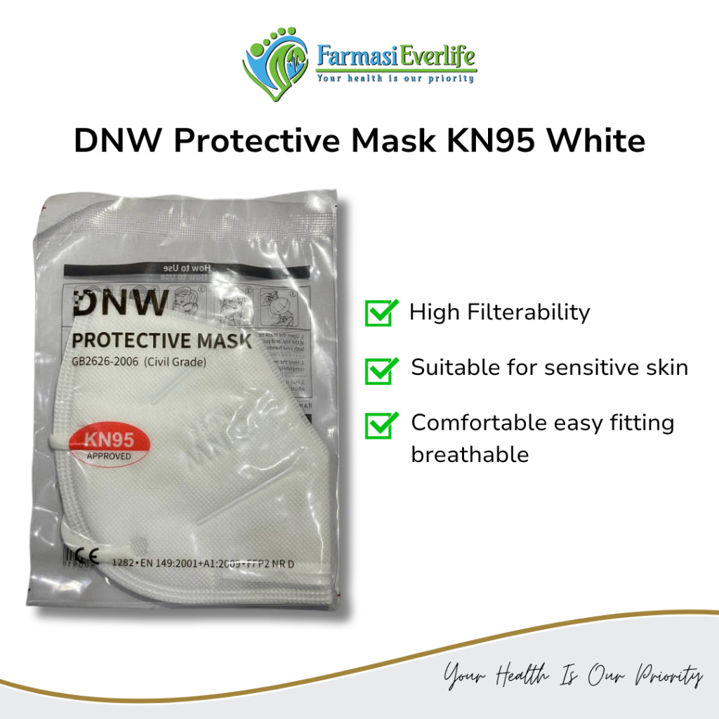 DNW PROTECTIVE MASK KF95 WHITE !! READY STOCK !! | Shopee Malaysia