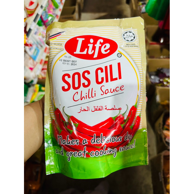 sos cili life 1kg chilli sauce ready stock | Shopee Malaysia