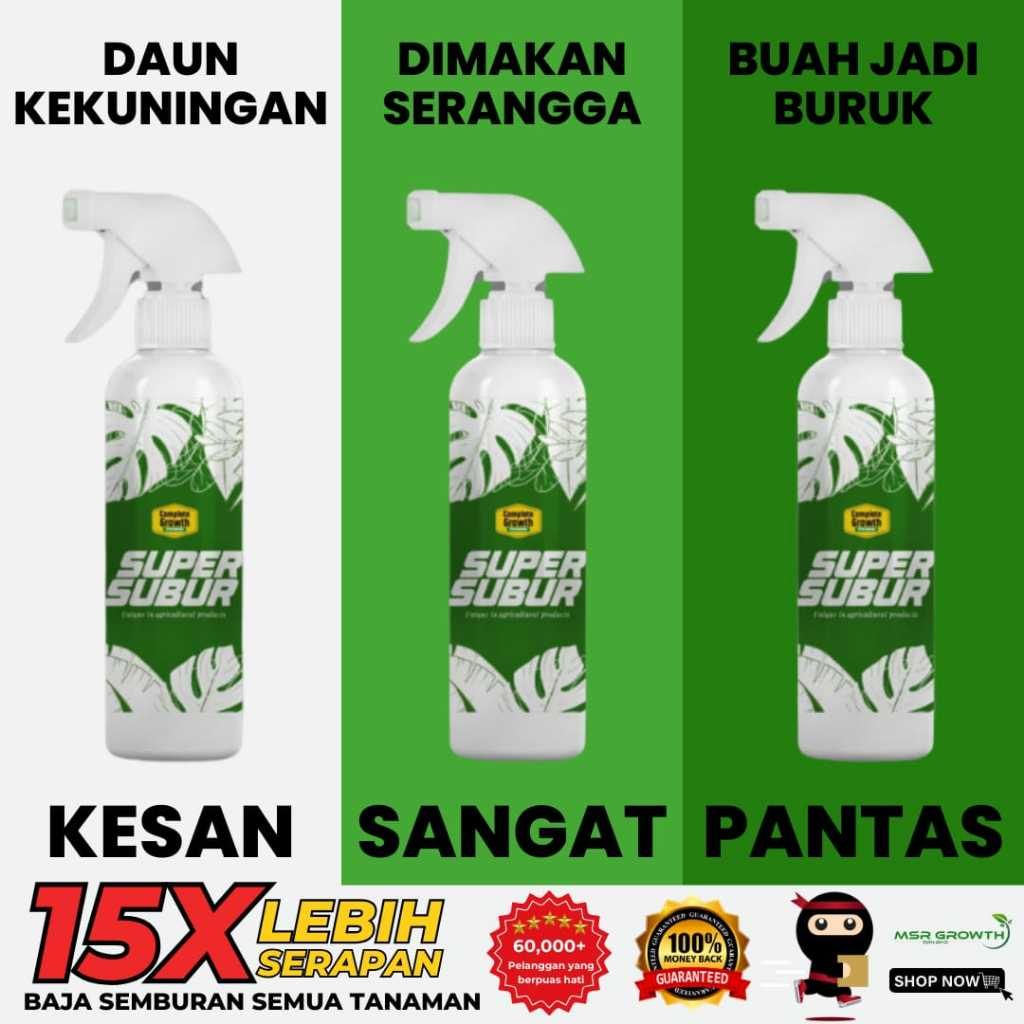 Baja Super Subur [READY STOCK] B6 baja subur baja penggalak baja buah baja sayur baja gemuk baja ...