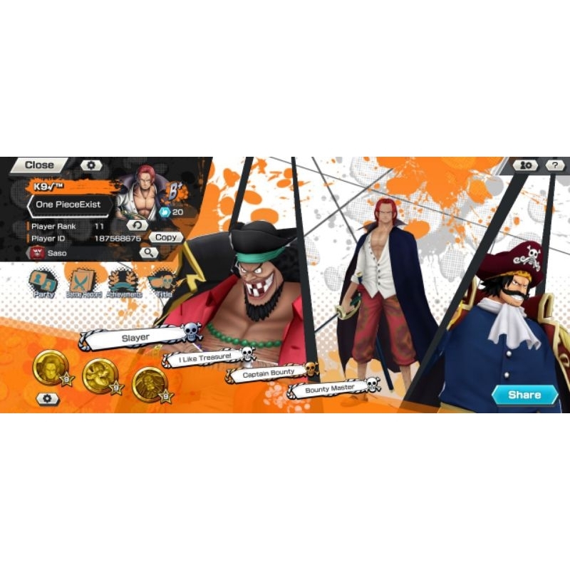 Opbr One Piece Bounty Rush 3 EXTREME FIGURINE Shanks Red MAX Blackbeard ...