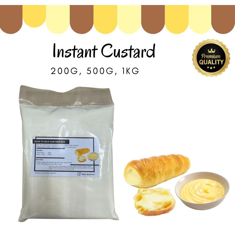 Instant Custard Mix /Baked stable custard /Tepung Kastard Segera/ 即溶蛋黄粉 ...