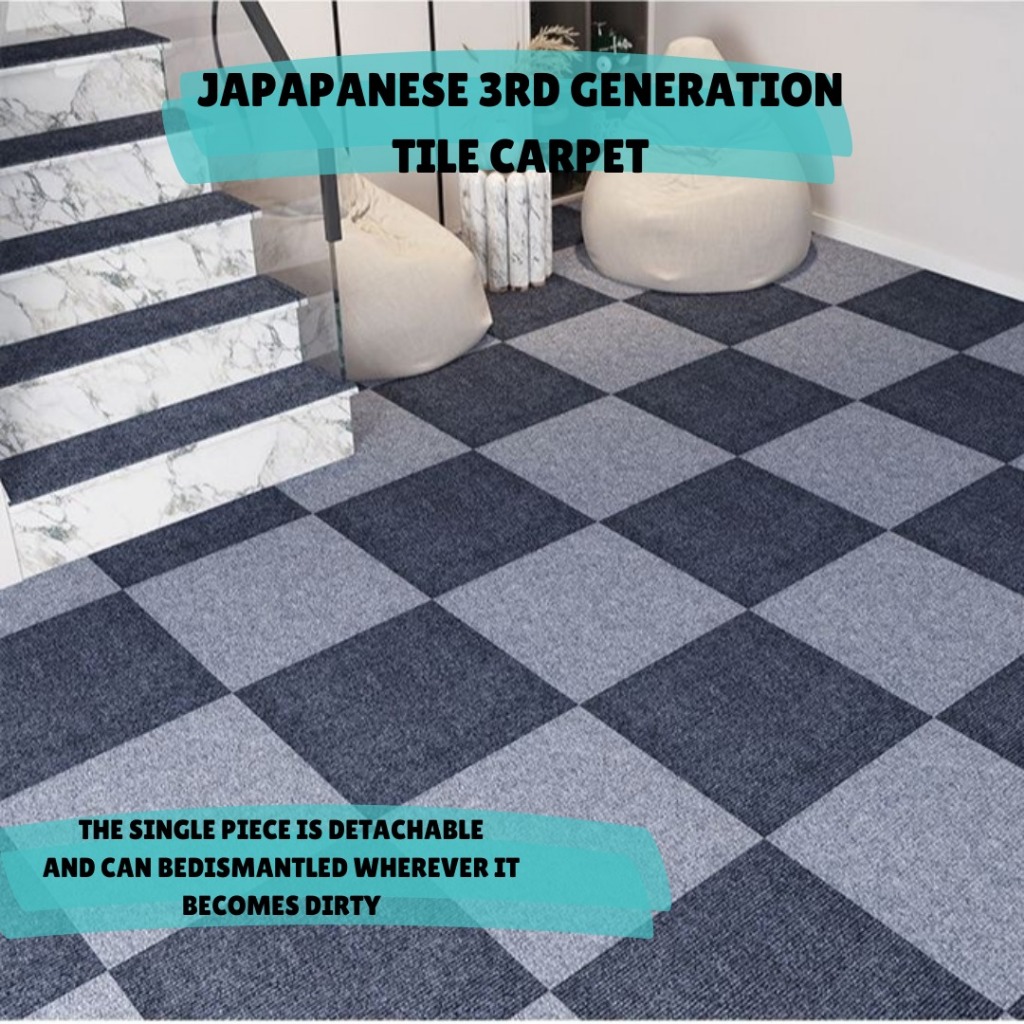 8pcs Japanese Self Adhesive Carpet Pet Mat Karpet Carpet Baby Playmat ...