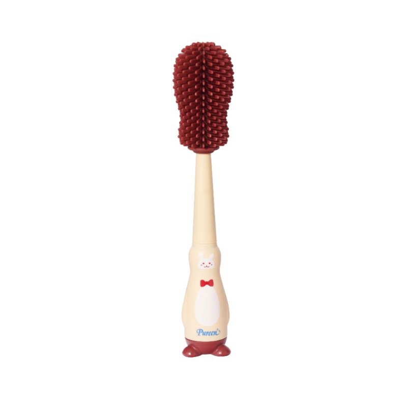 Pureen 4 in 1 Silicone Brush Bpa Free Color Red Yellow | Shopee Malaysia