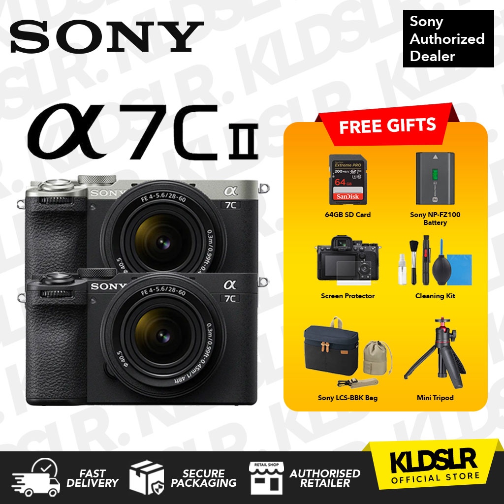 (READY STOCK) Sony a7C II / a7CII / a7C Mark II Mirrorless Camera Body ...
