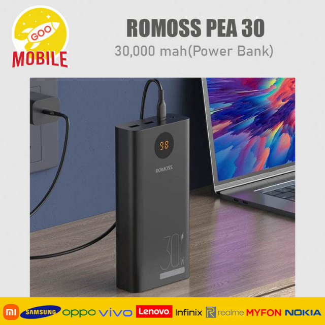 Romoss PEA30(30000 mAh) Fast Charge Powerbank lithium ion batteries ...