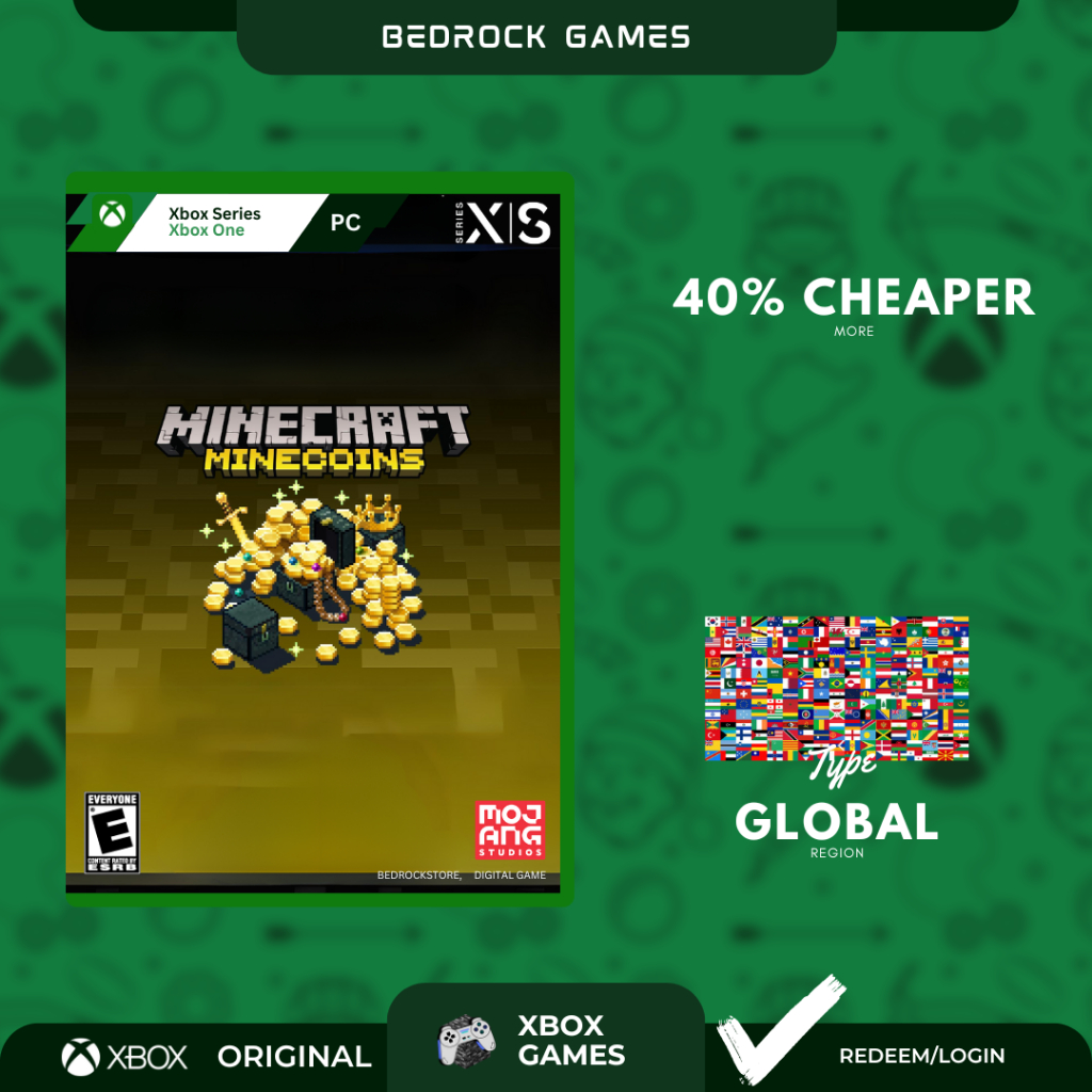 Minecraft Minecoin for Bedrock Edition - PC XBOX Games | Shopee Malaysia