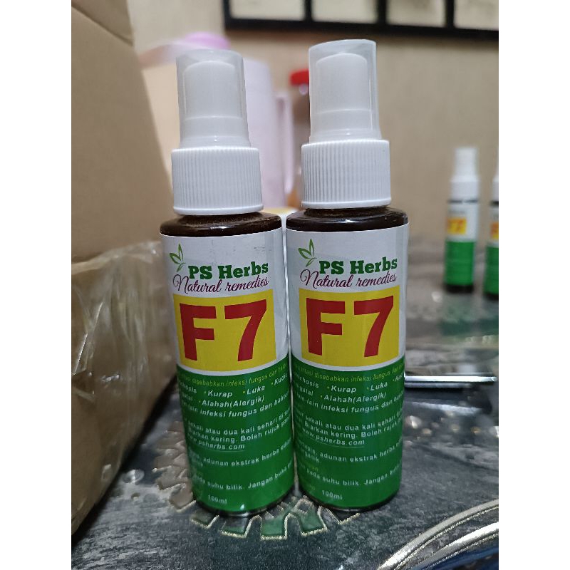 Ps herbs 100ml/40ml Ps herbs spray F7 anti bakteria/anti fungus/anti ...