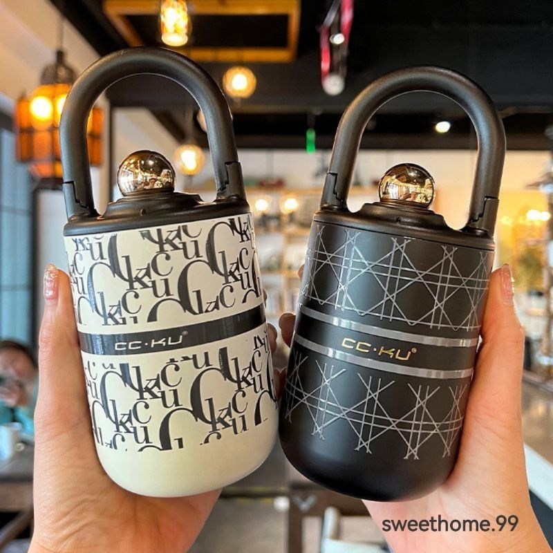 400ml Simple Light Luxury Thermos Cup Portable 304 Stainless Steel ...