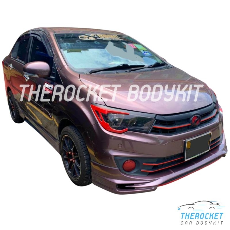 Perodua Bezza 2016-2019 Storm V3 Front Skirt Bodykit PU With Paint Or ...