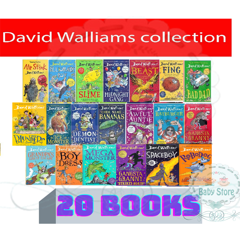 The World of David Walliams Books Series 20 Books | Shopee Malaysia