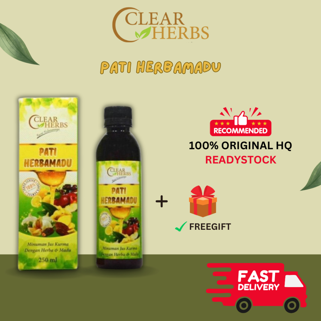 PATI HERBA MADU CLEAR HERBS [100% ORIGINAL FROM HQ] + [FREEGIFT + BUBBLE WRAP SERVICE] | Shopee ...