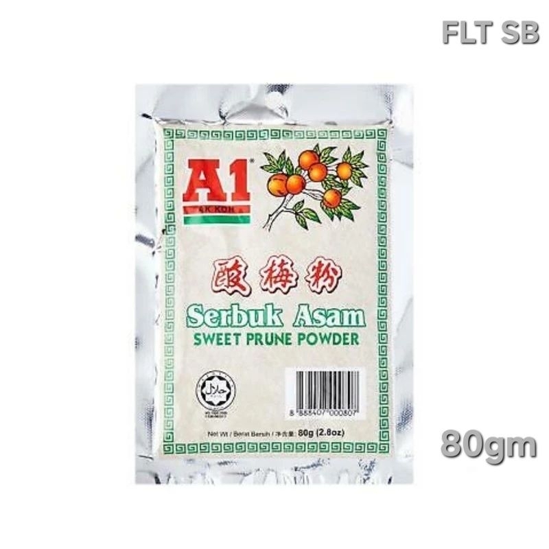 A1 Ak Koh Brand Serbuk Asam/ Sweet Prune Powder/ 酸梅粉 ( Green ) 80g | Shopee Malaysia