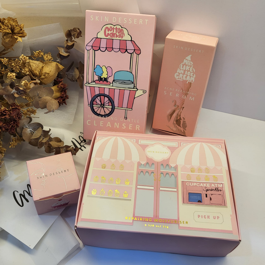 HARGA RUNTUH!!! SKIN DESSERT SKINCARE - CLEANSER / SERUM / REPAIRING ...