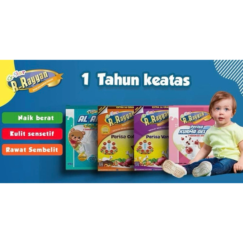 Susu R Rayyan 1 Tahun Keatas | Rayyan Kurma Delima | Rayyan Al Ain Gold ...