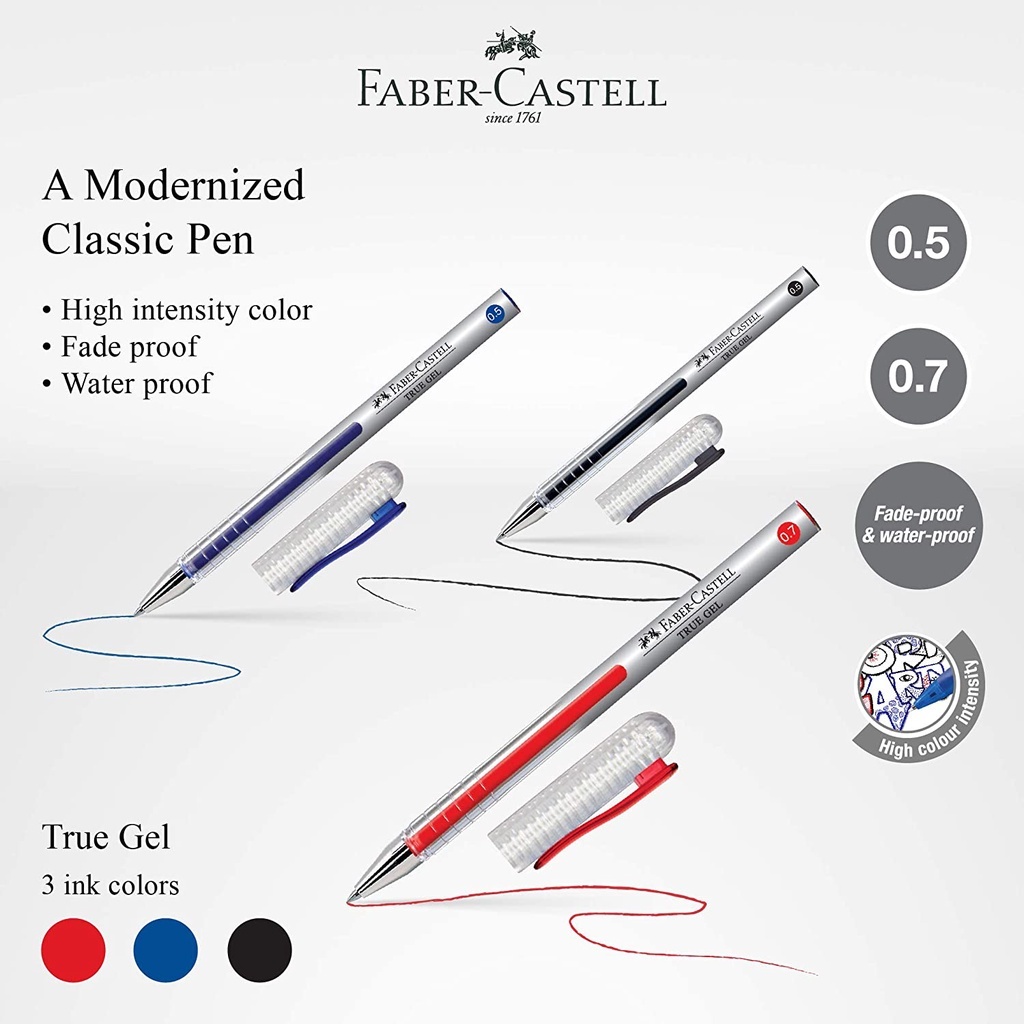 FABER-CASTELL (TRUE GEL) | Shopee Malaysia