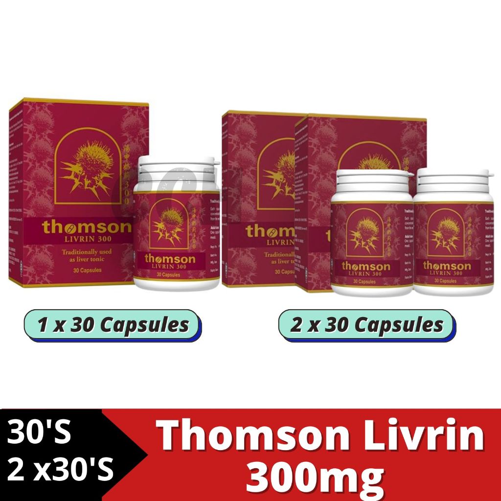 Thomson Livrin 300mg 30's/ 2x 30's | Shopee Malaysia