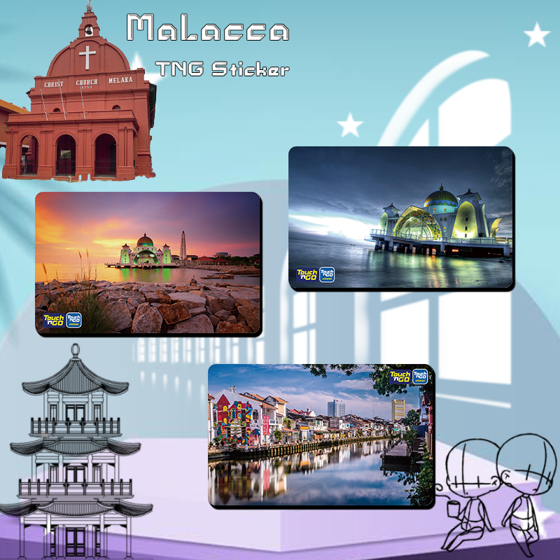 Malacca TNG Sticker - Tng Touch N Go/Bank Card Sticker Cover (Buy4Free1 ...