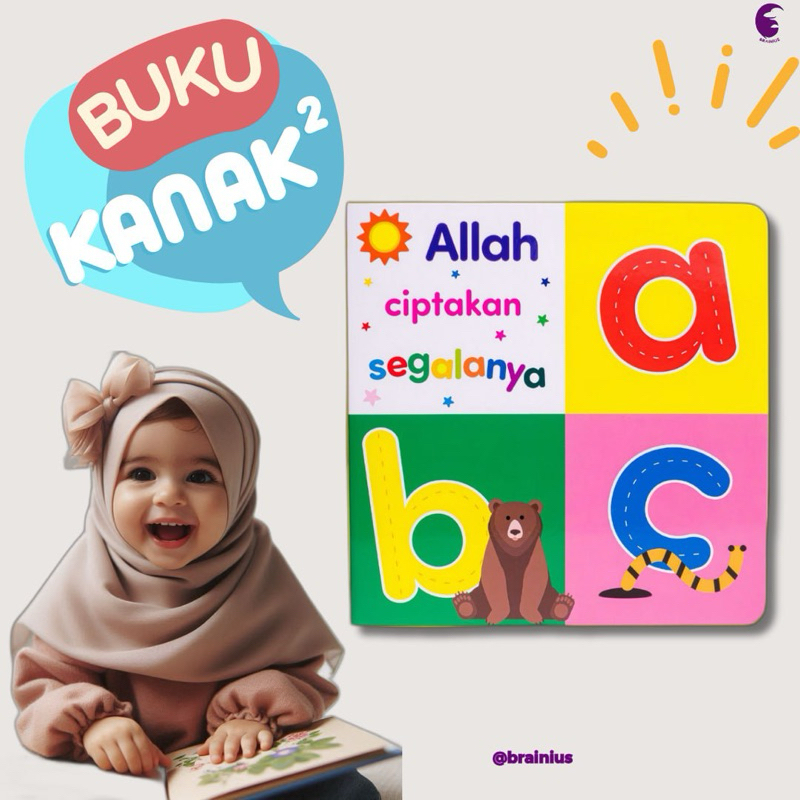 [OLIEK BOOK] Buku ABC Kanak-kanak sambil mengenal Allah | Shopee Malaysia