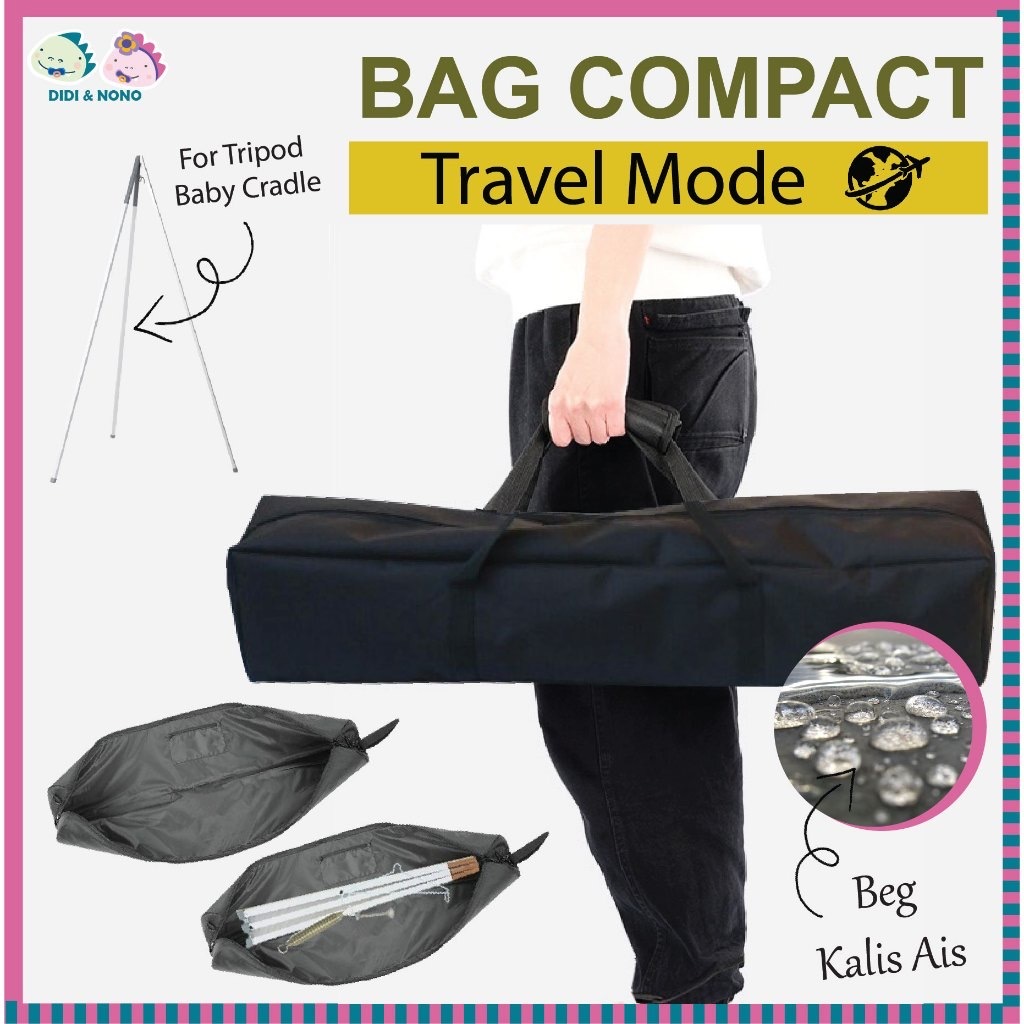 travel buai Handbag Carrying Storage Case for Tripod Stand Beg Kalis ...