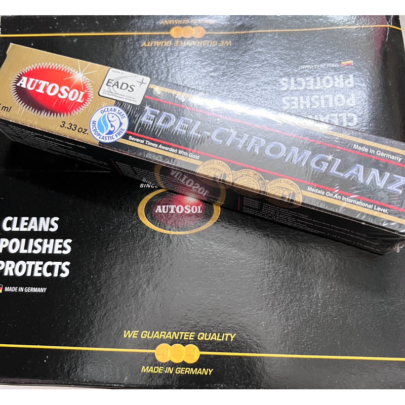 AUTOSOL METAL POLISH RUST REMOVER CHROME STAINLESS STEEL POLISH CLEANER ...