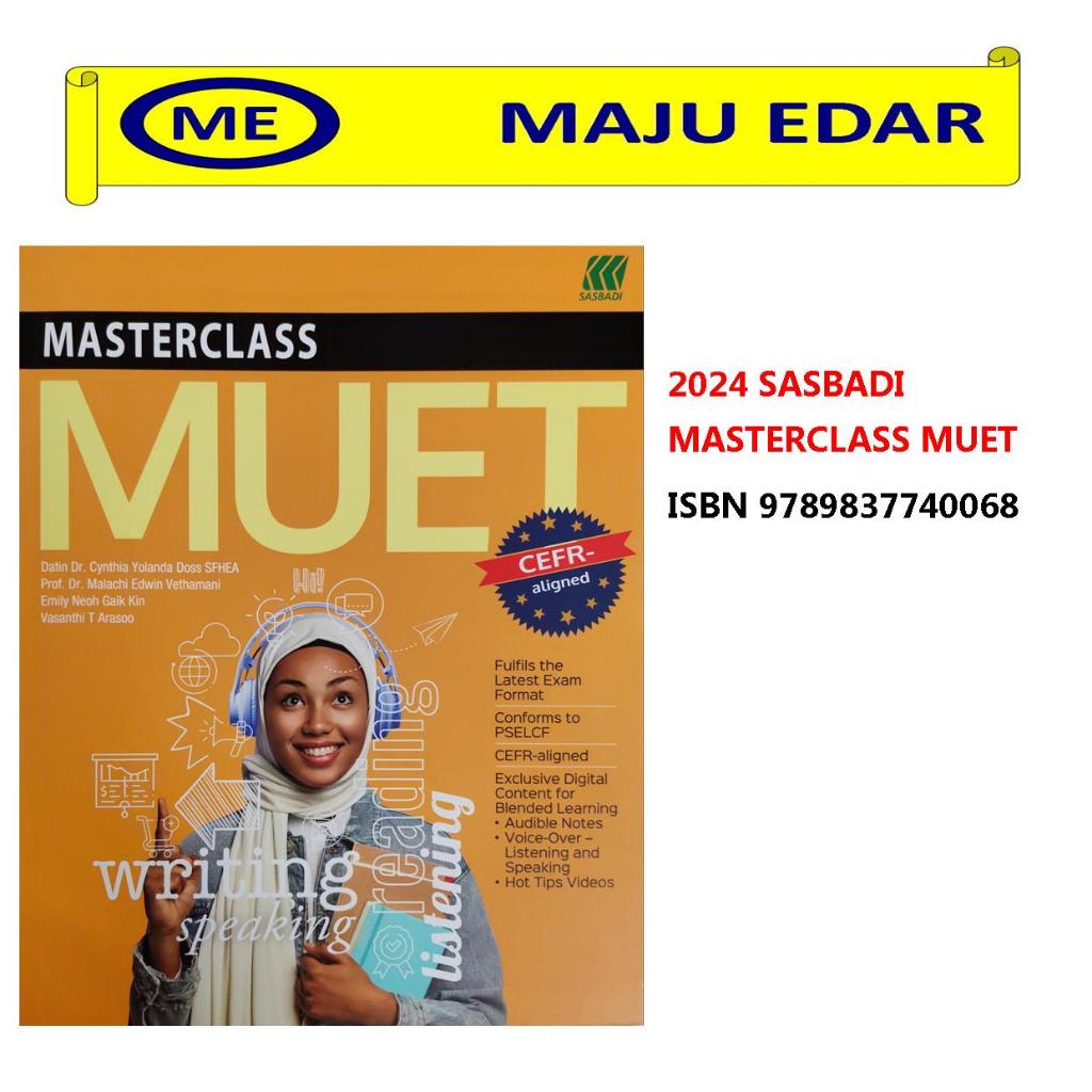 2024 SASBADI MASTERCLASS MUET CEFR-ALIGNED | Shopee Malaysia