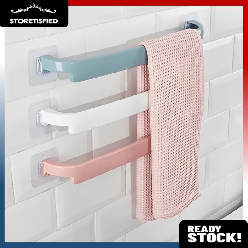 RAK TUALA MANDI | Tempat Sidai Kain Tuala | Rak Pakaian Dalam Tandas ...