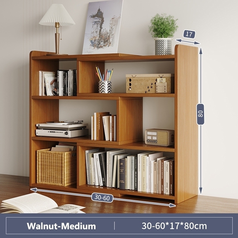 🎀Desktop Shelf Office Home Bookrack Adjustable Expandable Frame Rak ...