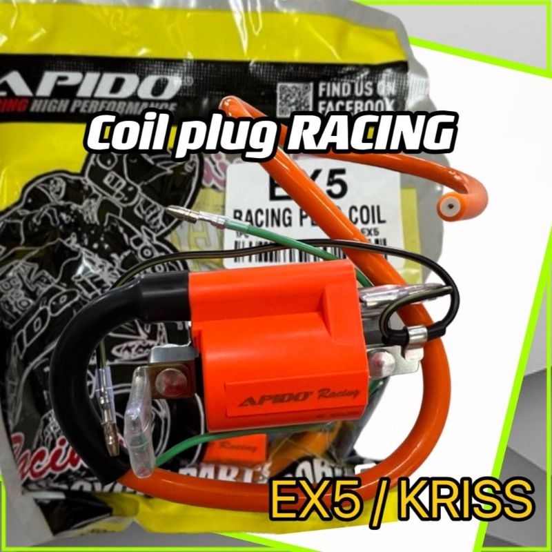 apido racing coil plug EX5 KRISS KRISS100 MR1 (ORANGE) | Shopee Malaysia
