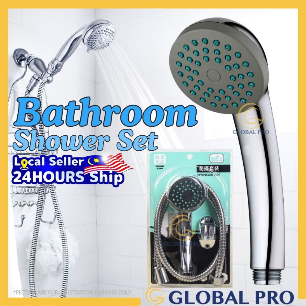 COMPLETE SET Bathroom SHOWER SET ABS Plastic Shower Hand for Toilet ...