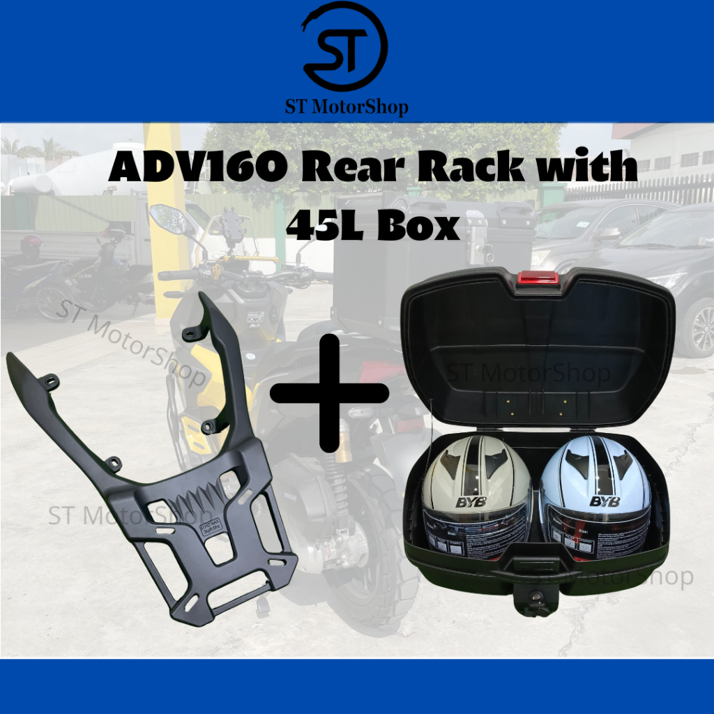 Rear Rack HONDA ADV 160 Top Rack 35L 45L Top Box Kargo Luggage Rak ...