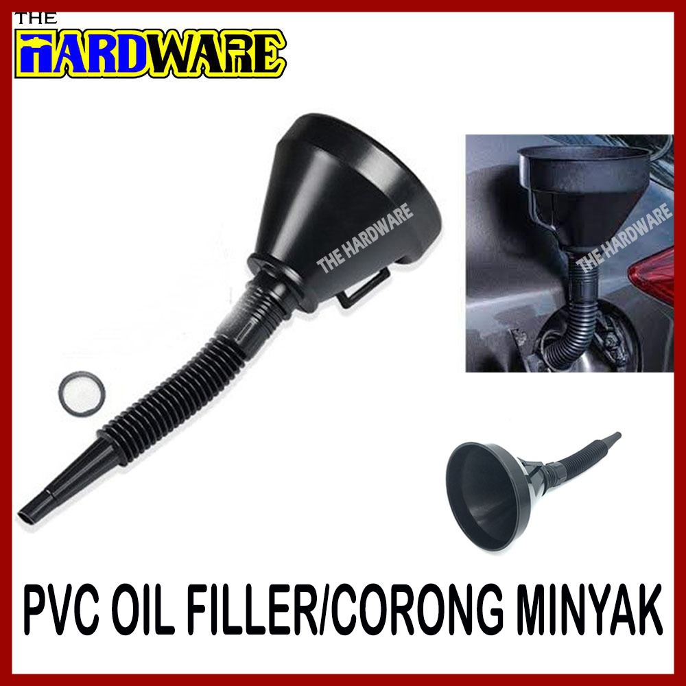 🔥Ready Stock🔥14cm Plastic Flexible Funnel for Motorcycle Car Oil Petrol ...