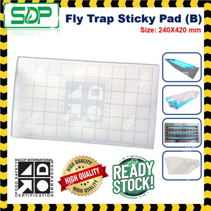 Big Size 420 X 240mm Insect Fly Trap Premium Quality Sticky Pad ...