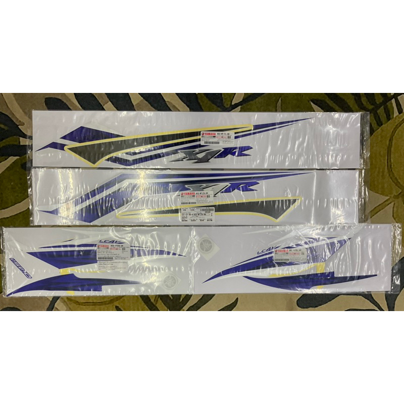 STRIPE ORIGINAL YAMAHA X1R MODEL 2008 BIRU PUTIH ORIGINAL YAMAHA 🇹🇭 ...