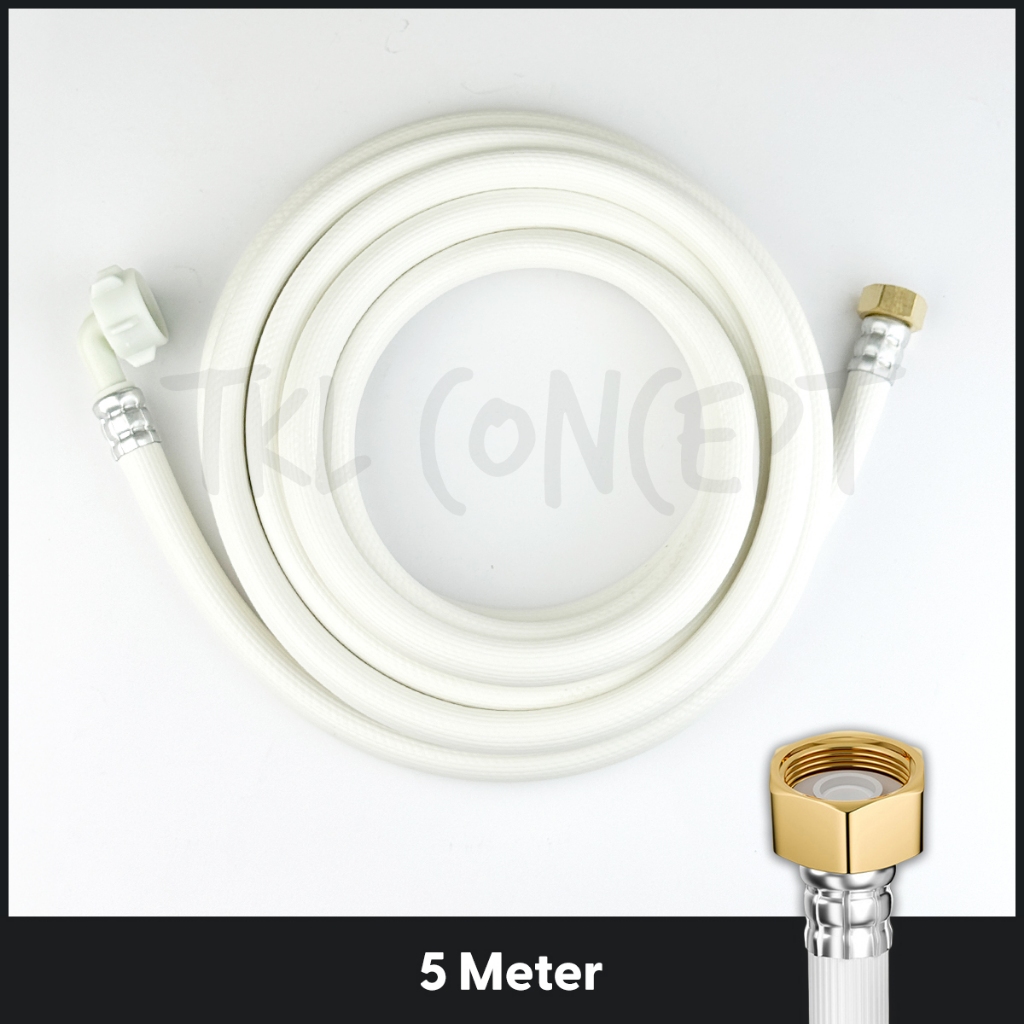 Washing Machine Inlet Pipe 2M 3M 5M 10M 4 Point Interface Mesin Basuh ...