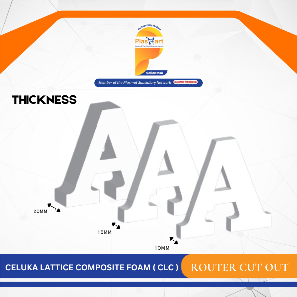 Router Cut Out Celuka Lattice Composite Foam (CLC). 3 Inch height ...